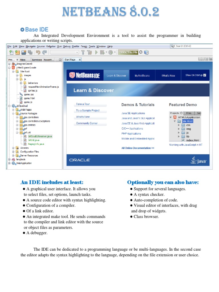 Base IDE Netbeans 8.2 | PDF | Integrated Development Environment | Net Beans