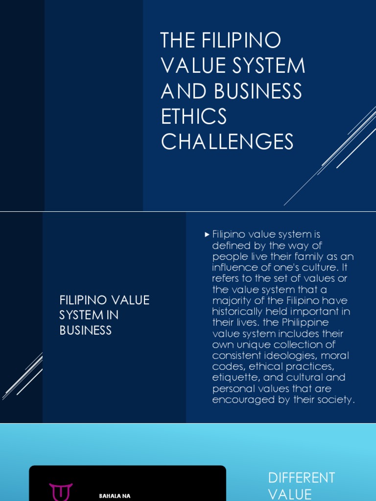 Filipino Values and Business Ethics Challenges | PDF | Value (Ethics ...