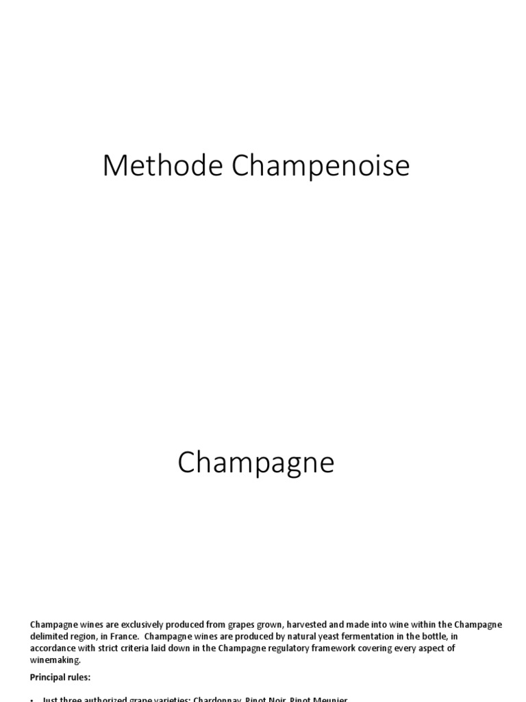 Methode Champenoise | PDF | Champagne | Winemaking
