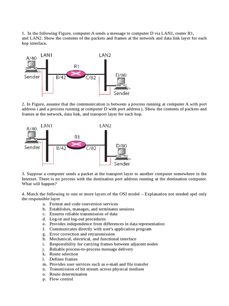CCN Assig1 | PDF | Packet Switching | Computer Network