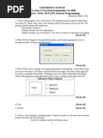 T.Y.B.B.A. (CA) Sem VI Practical Slips 2019 Pattern | PDF | Java ...