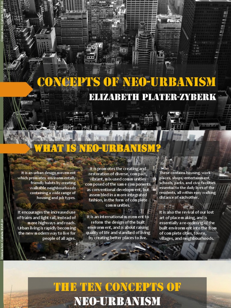 Principles of Neo-Urbanism Explained | PDF | Built Environment | Urban ...