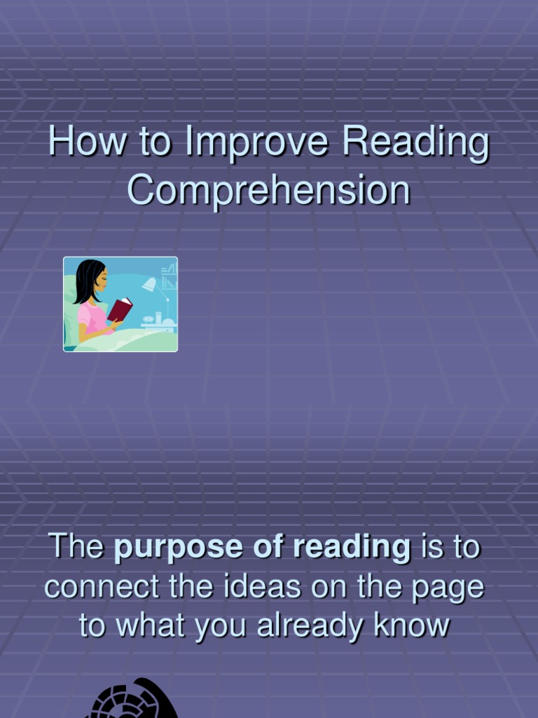 How To Improve Reading Comprehension | PDF | Reading Comprehension ...