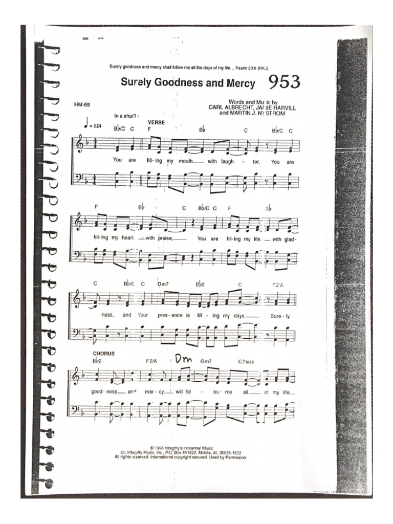 Surely Goodness and Mercy | PDF