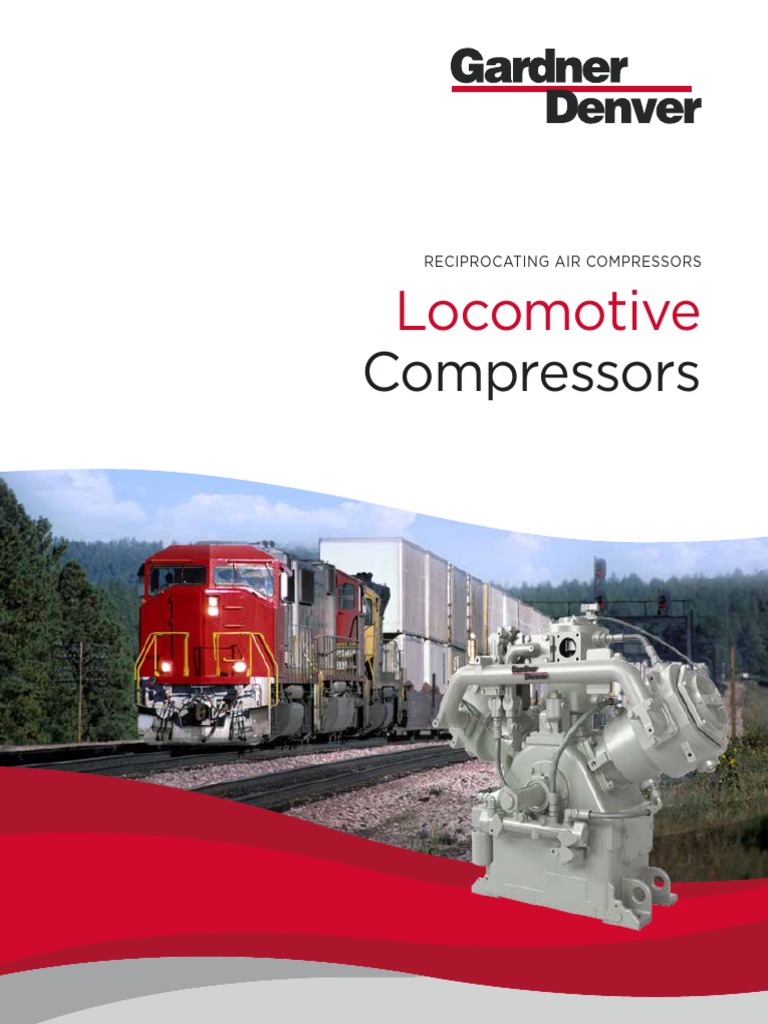 Locomotive Compressors Brochure | PDF | Cylinder (Engine) | Locomotives