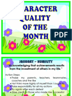 Monthly Ethical Values Overview | PDF