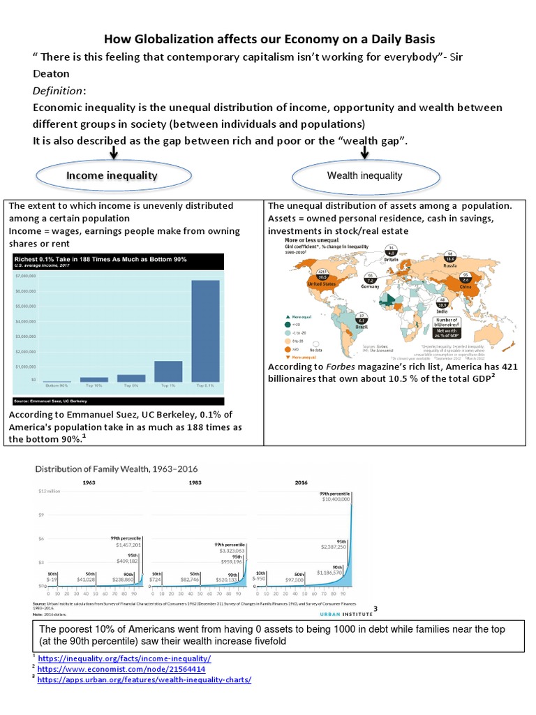 Economic Inequality Handout PDF | PDF | Economic Inequality ...