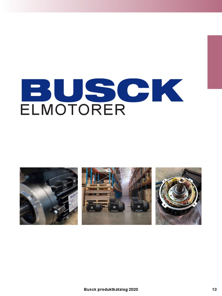 Busck Elmotorer 2020 PDF | PDF