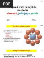 Novi Logos Hemija 8 Dnevne Pripreme Tema 1 | PDF