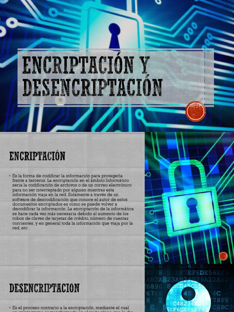 Encriptación y Desencriptación | PDF | Clave (criptografía) | Cifrado
