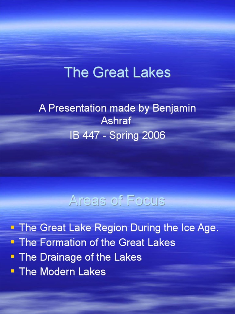Great Lakes | PDF | Glacier | Pleistocene
