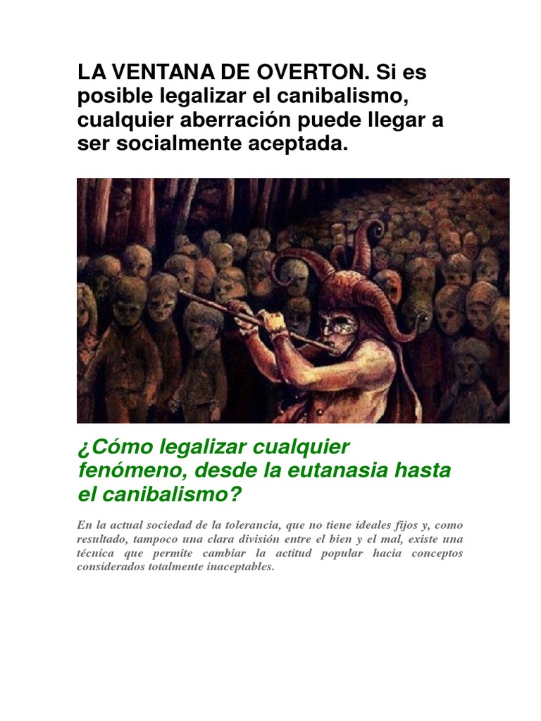 La Ventana de Overton, Completita | PDF | Ciencias Políticas | Gobierno