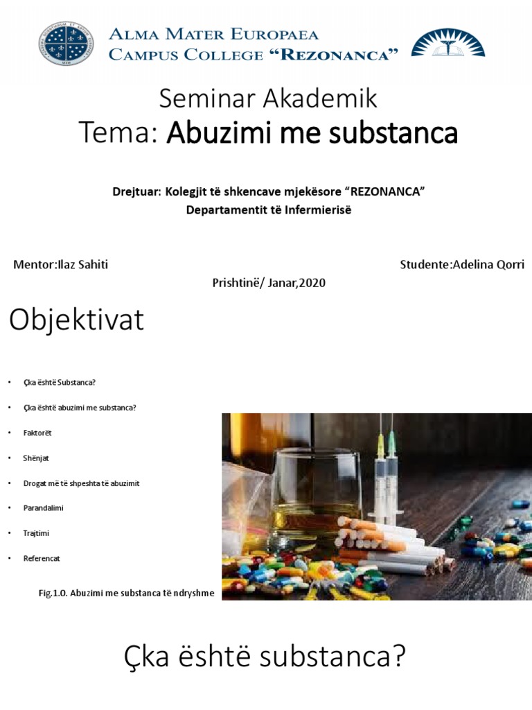 Abuzimi Me Substanca | PDF