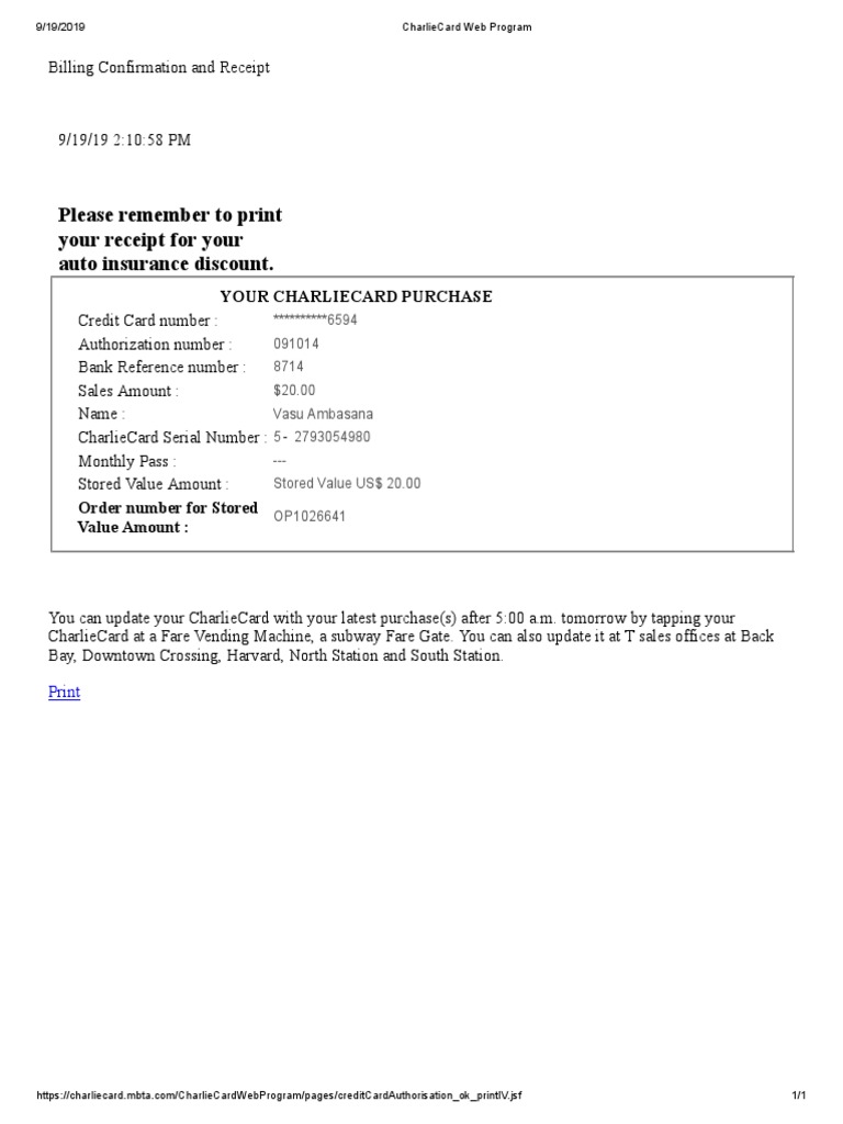 CharlieCard Web Program | PDF | Business | Law