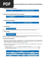 AnexoD140 - Declaracion de Inscripcion en El Registro Unico Tributario | PDF