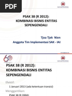 PSAK 338: Kombinasi Bisnis Sepengendali | PDF