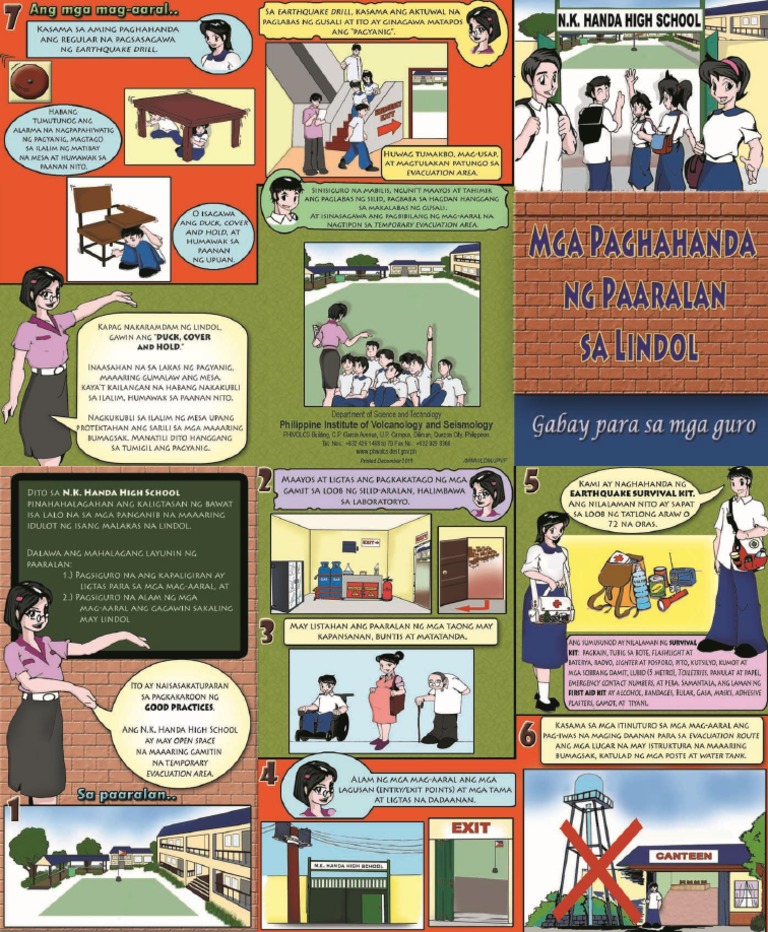 Flyer Paghahanda NG Paaralan Sa Lindol 2011 PDF | PDF