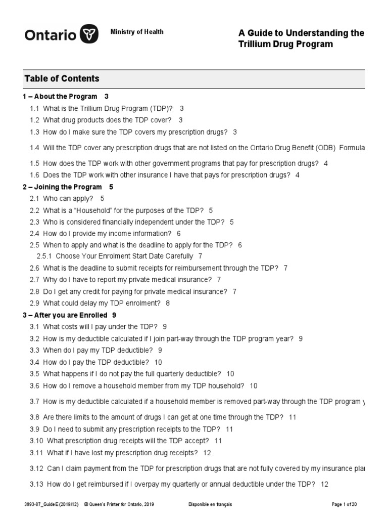 3693-87E Guide | PDF | Medical Prescription | Prescription Drugs