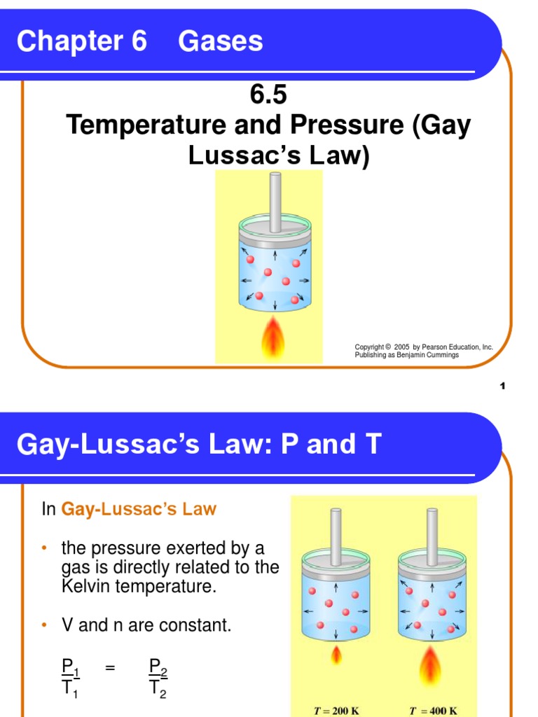 Gay Lussacs Law | PDF | Celsius | Gases