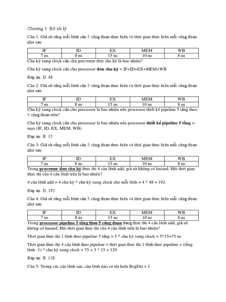 Trac Nghiem KTMT | PDF