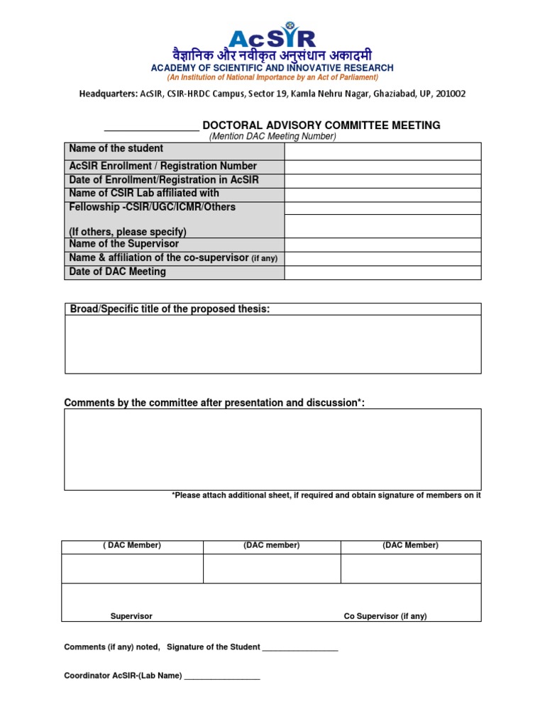 A III - Format - DAC MEETINGS | PDF | Technology & Engineering