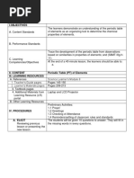 7E Lesson Plan Template | PDF | Periodic Table | Chemical Elements