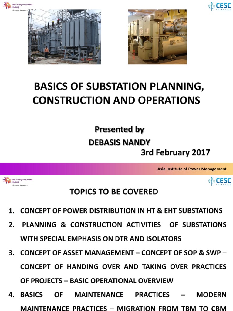 Substation Construction and Planning Guide | PDF | Electrical ...