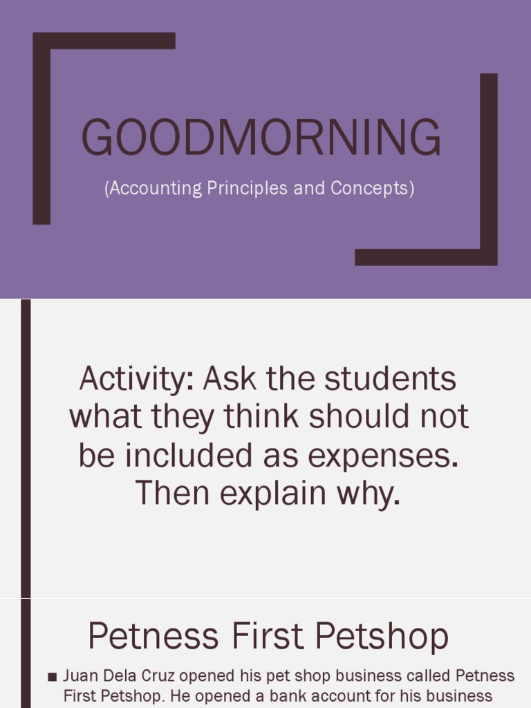 Acctg Principles and Concepts | PDF | Business | Service Industries