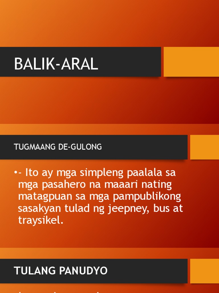 Balik Aral | PDF