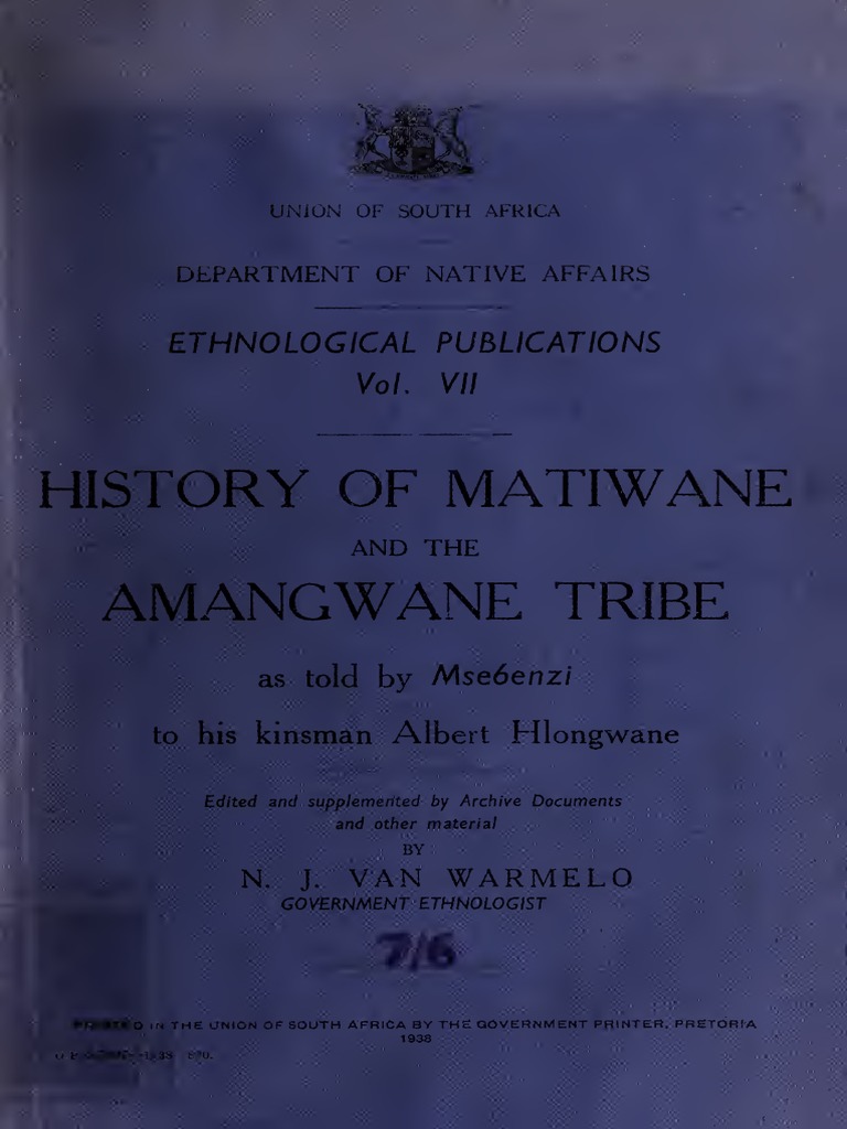HISTORY OF THE AMANGWANE TRIBE | PDF | Zulu Kingdom