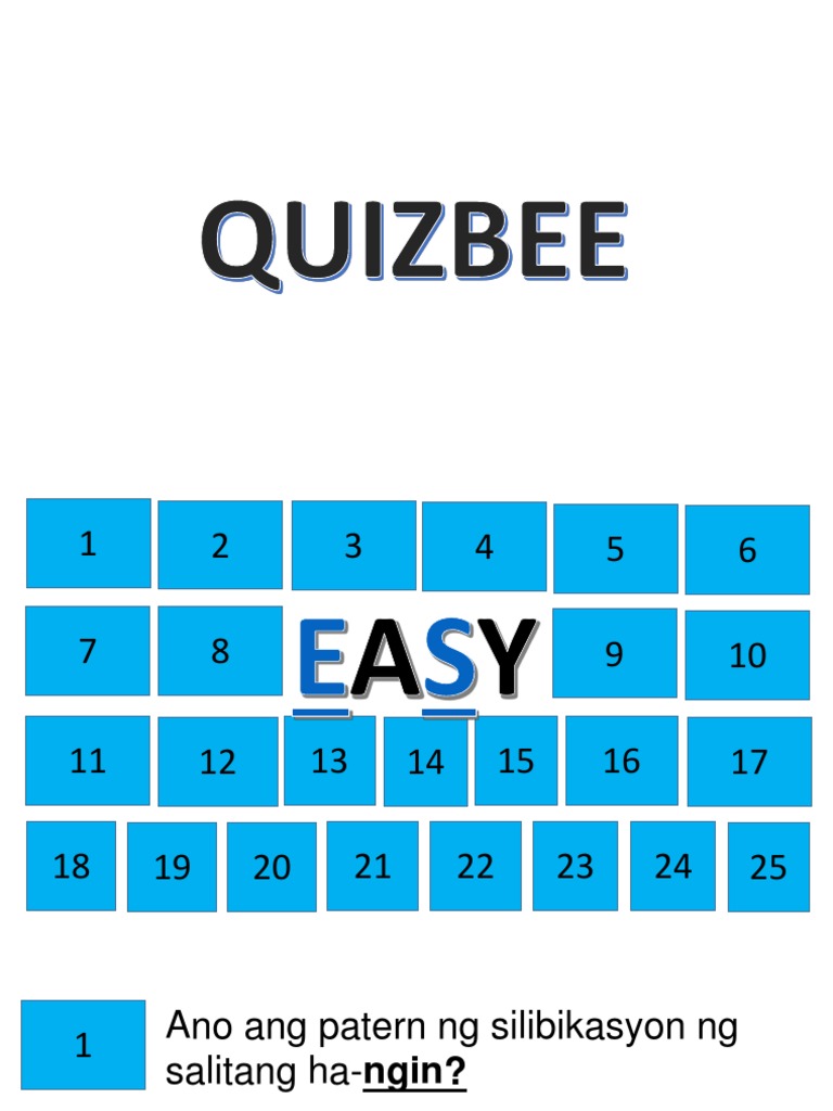 Quizbee | PDF | Rubric (Academic)