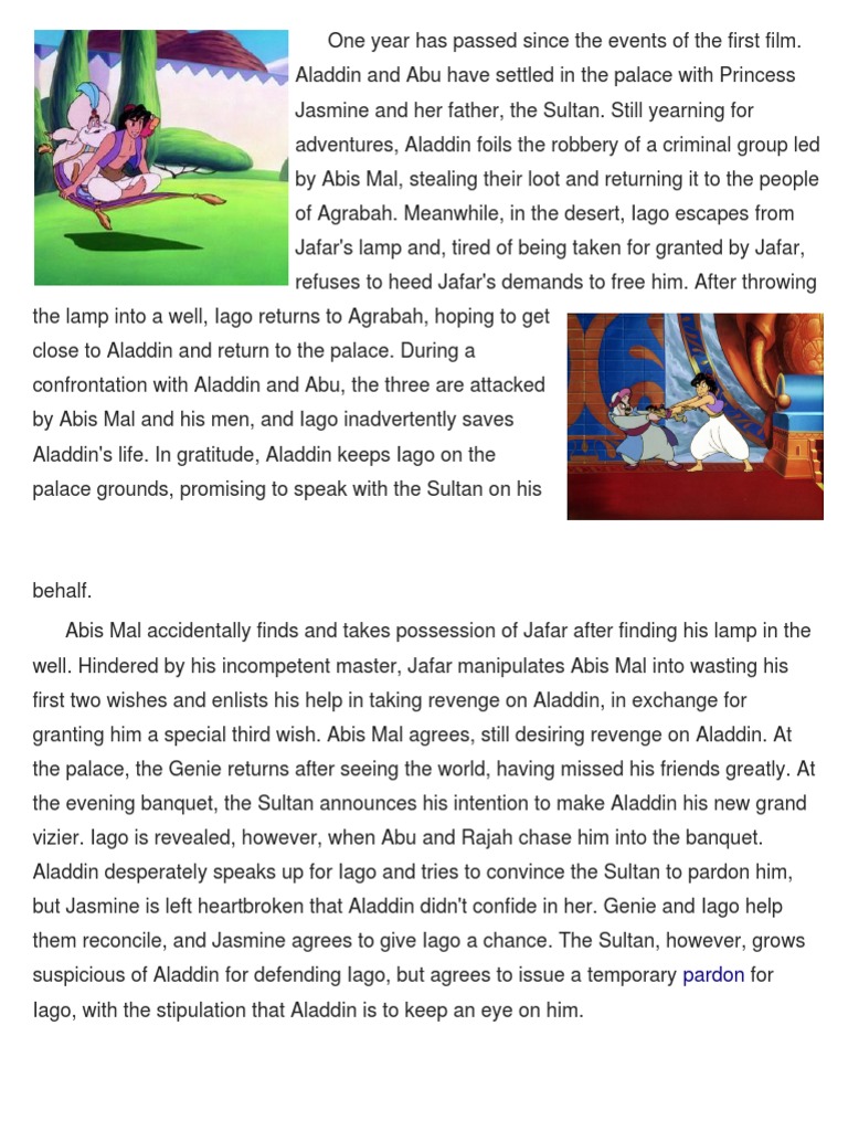 Alladin The Return of Jafar | PDF | Violence