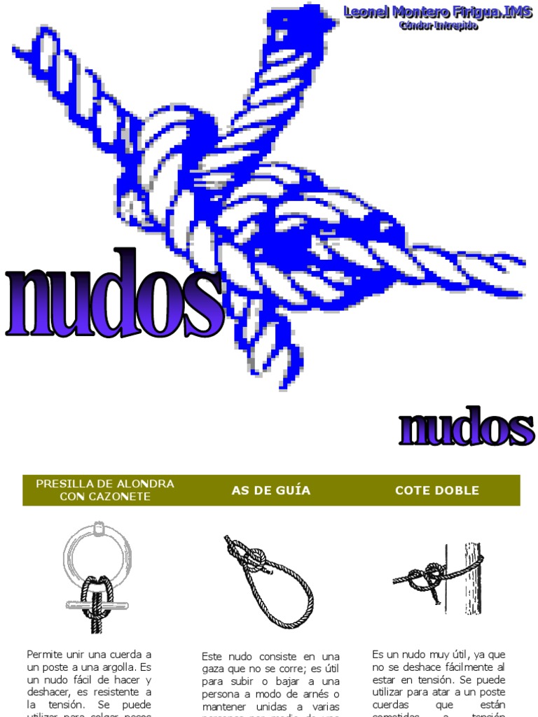 Scouts Nudos Basicos | PDF | Nudo | Cuerda