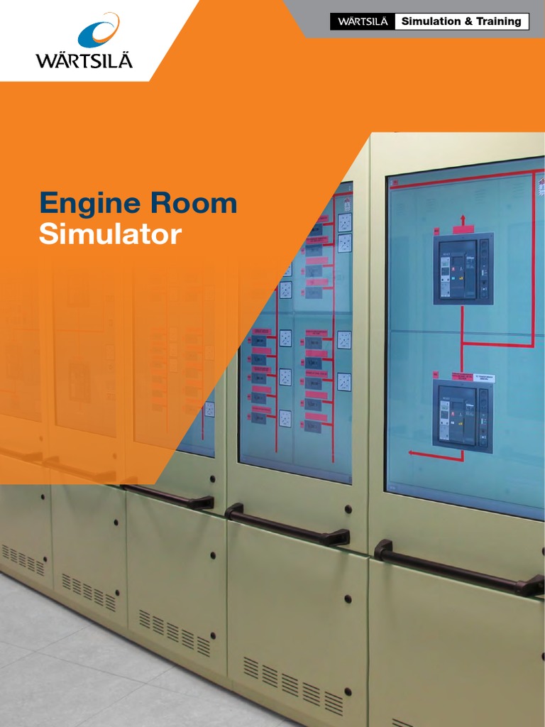 Engine Room Simulator Brochure | PDF | Simulation | Marine Propulsion