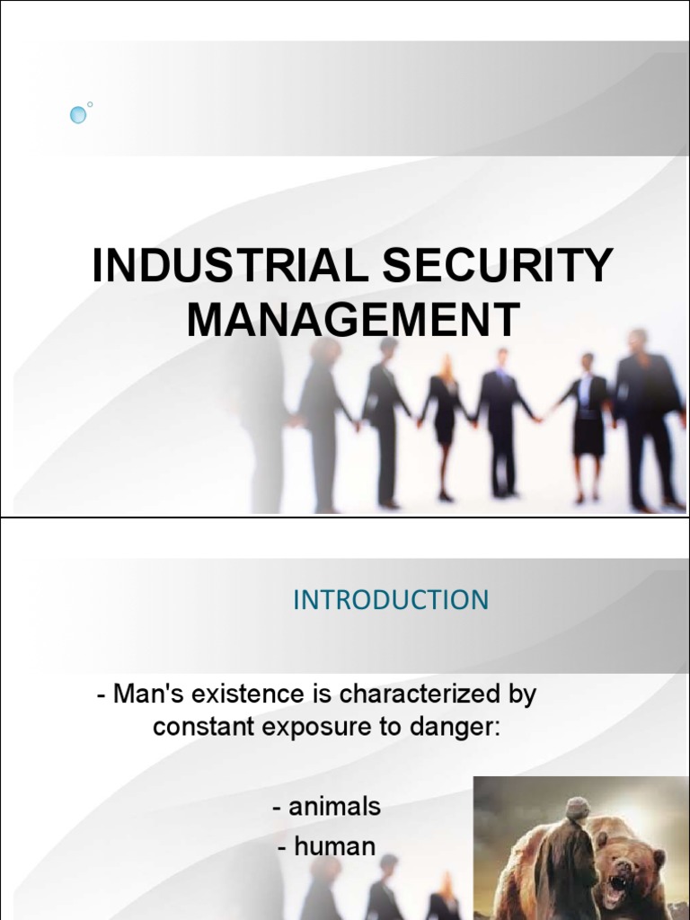 1 Industrial Security Management PDF | PDF | Security Guard | Security