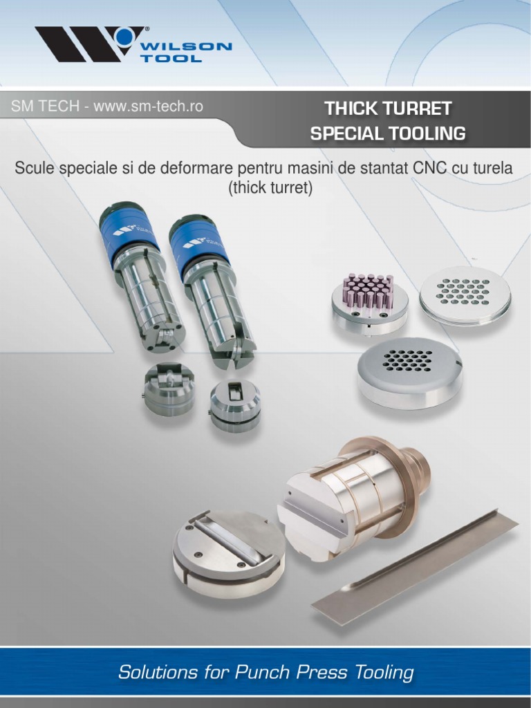 Wilson Tool - Scule Speciale Si Forming Masini Turela Thick Turret ...