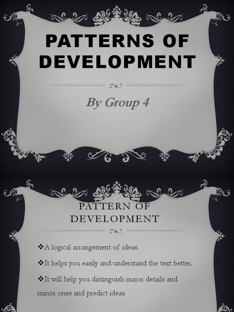 Patterns of Development | PDF | Argument | Time