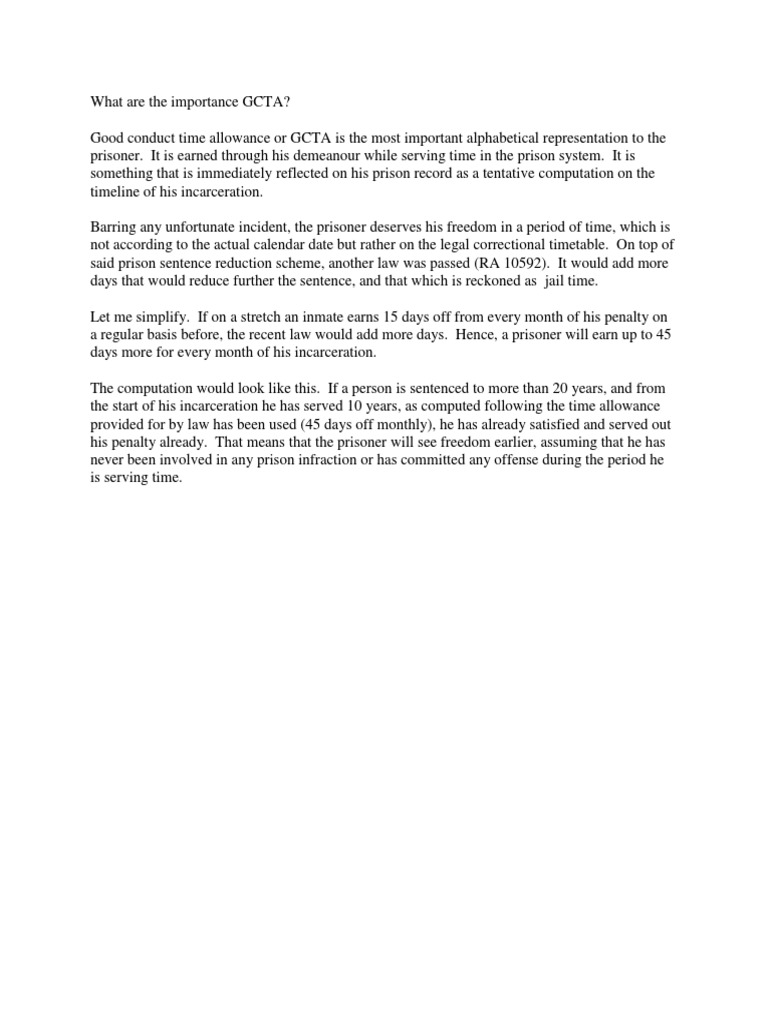 What Are The Importance Gcta Pdf