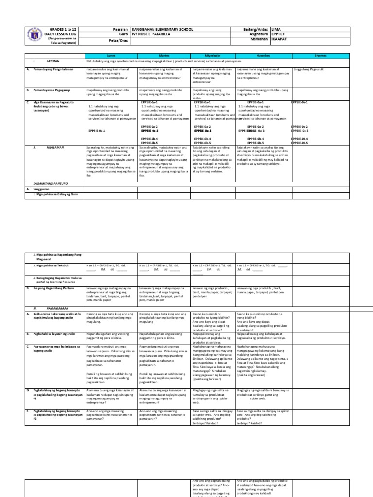 Epp 5 - Q4 - W1 | PDF