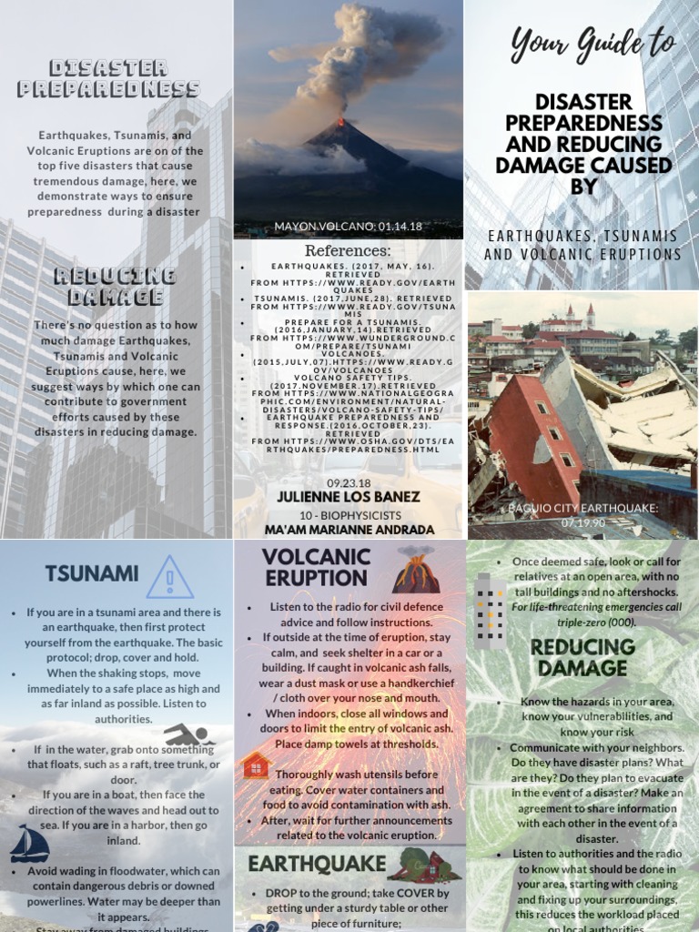 Science A - Brochure PDF | PDF | Volcano | Earthquakes