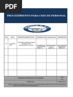 Tipos y Motivos de Cese Laboral | PDF