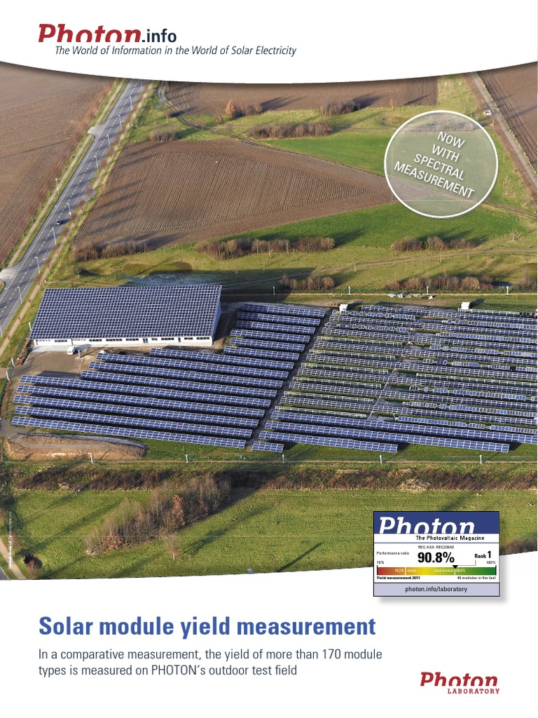 Solar Module Yield Measurement Photon.192345 | PDF | Photovoltaics ...