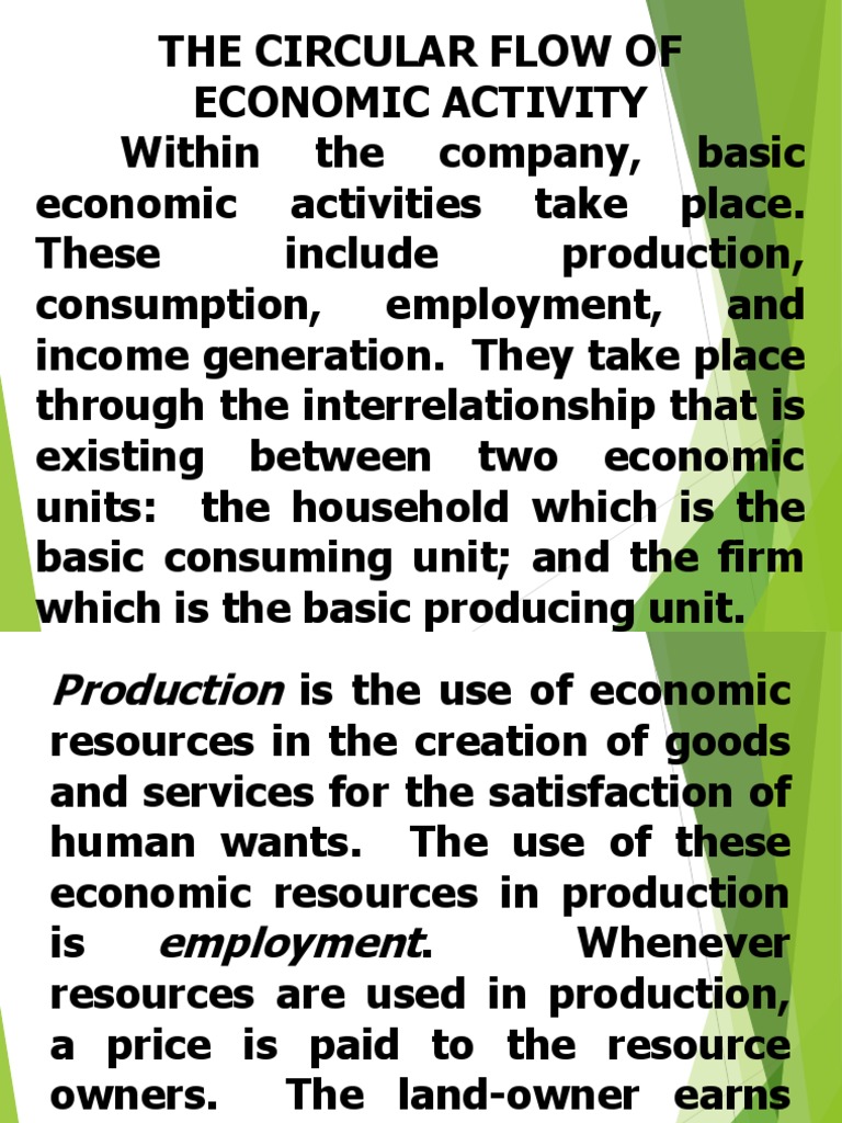 Circular Flow of Economic Activities 1 | PDF | Income | Economics