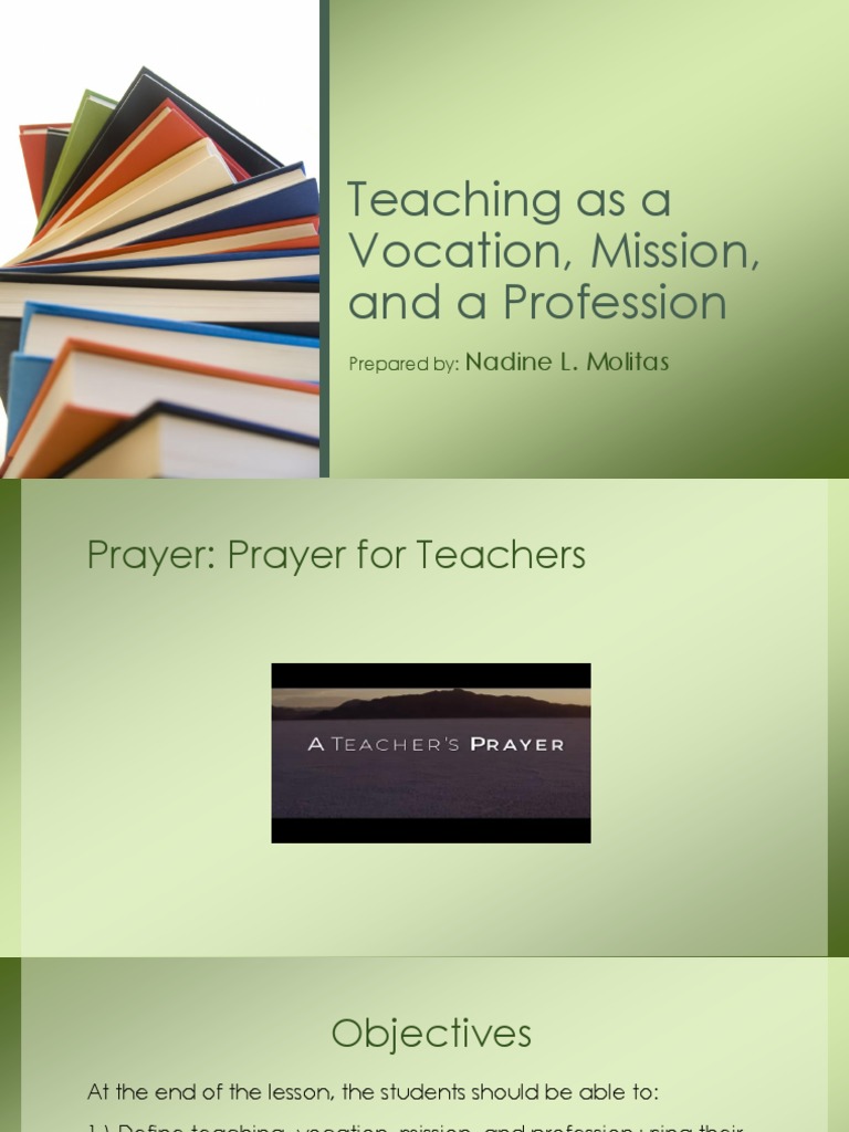teaching-as-a-vocation-mission-and-profession-final | Profession | Learning