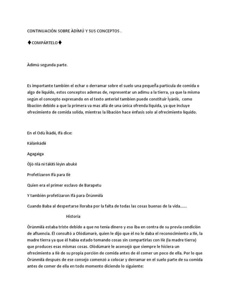 Adimu Parte 2 | PDF | Religión étnica | Santeria