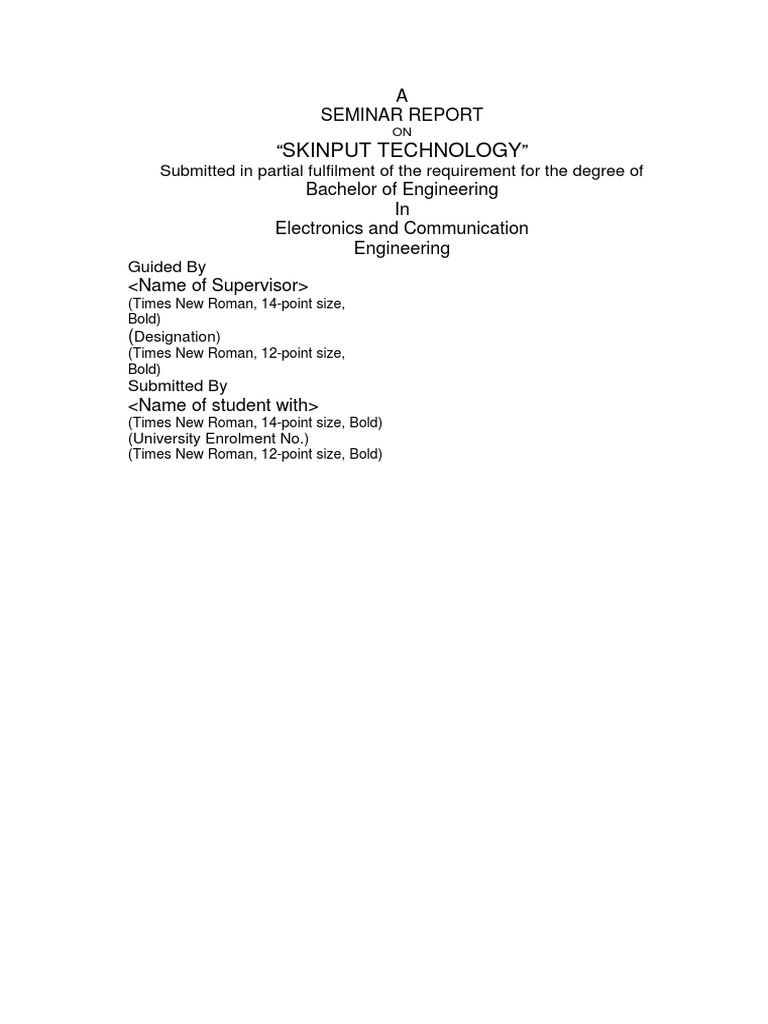 Skinput Technology Seminar Report | PDF | Acoustics | Sampling (Signal Processing)