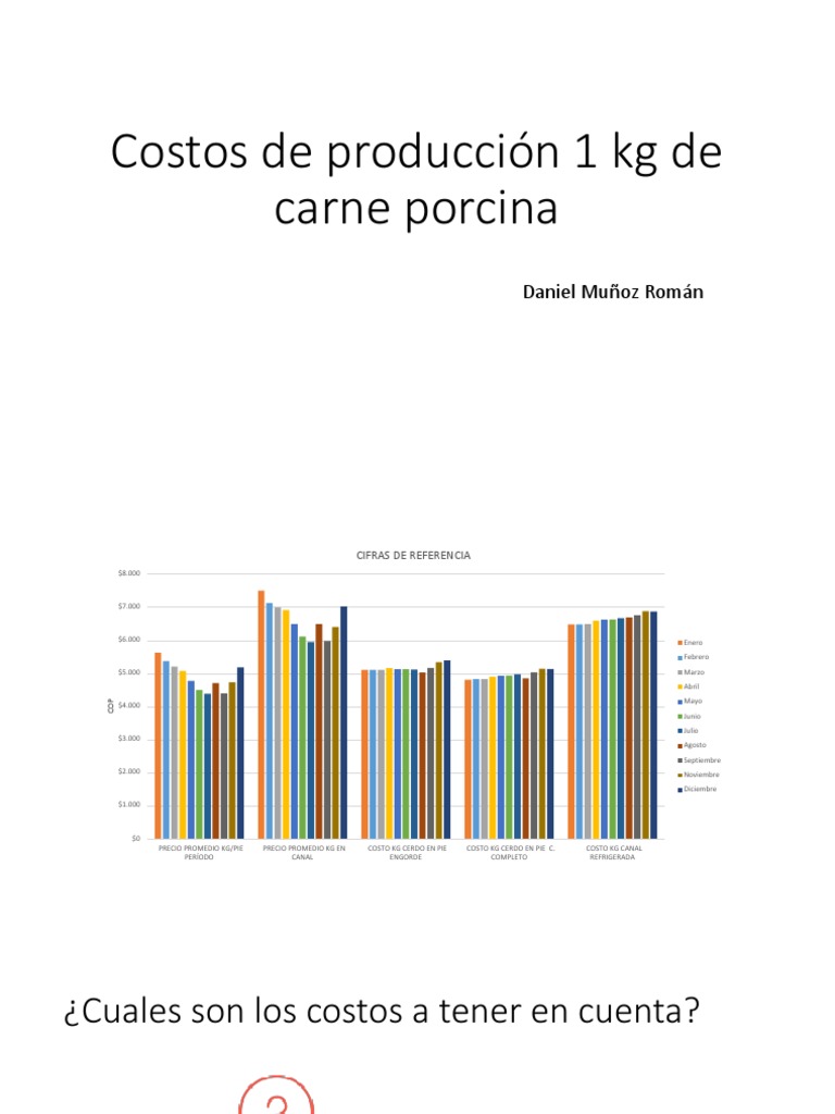 Costos de Producción | PDF | Cerdo | Cerdo doméstico