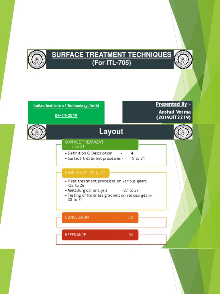 Surface Treatment | PDF | Industrial Processes | Chemistry