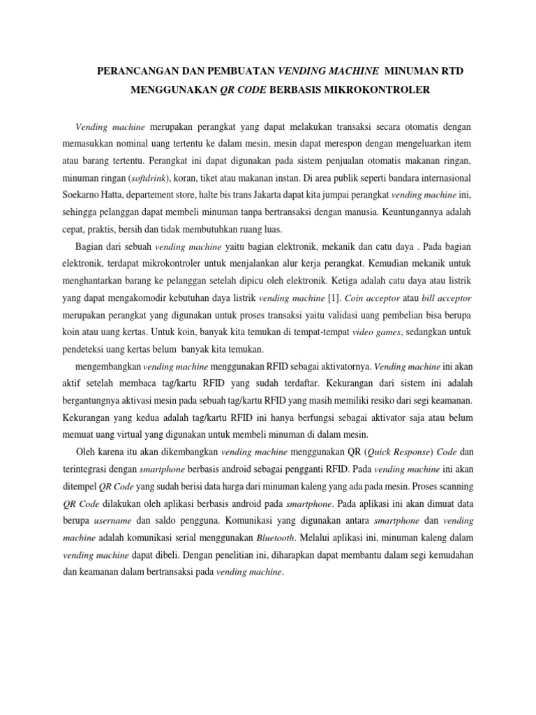 Vending Machine Pdf