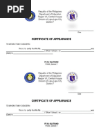 Template - CERTIFICATE OF APPEARANCE | PDF